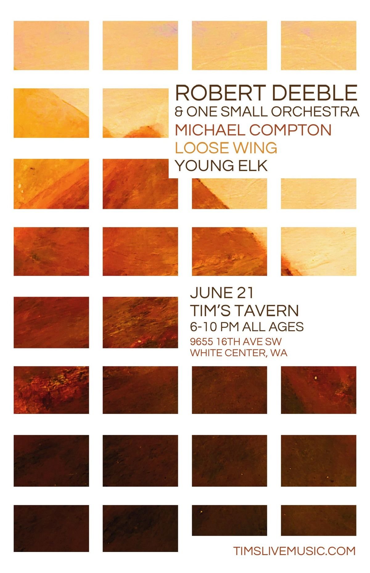 Young Elk, Loose Wing, Robert Deeble & One Small Orchestra, and Michael ...