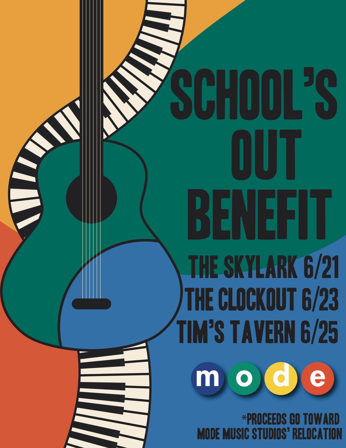 School's Out: Benefit to Move MODE Music at Tim's Tavern in Seattle, WA ...