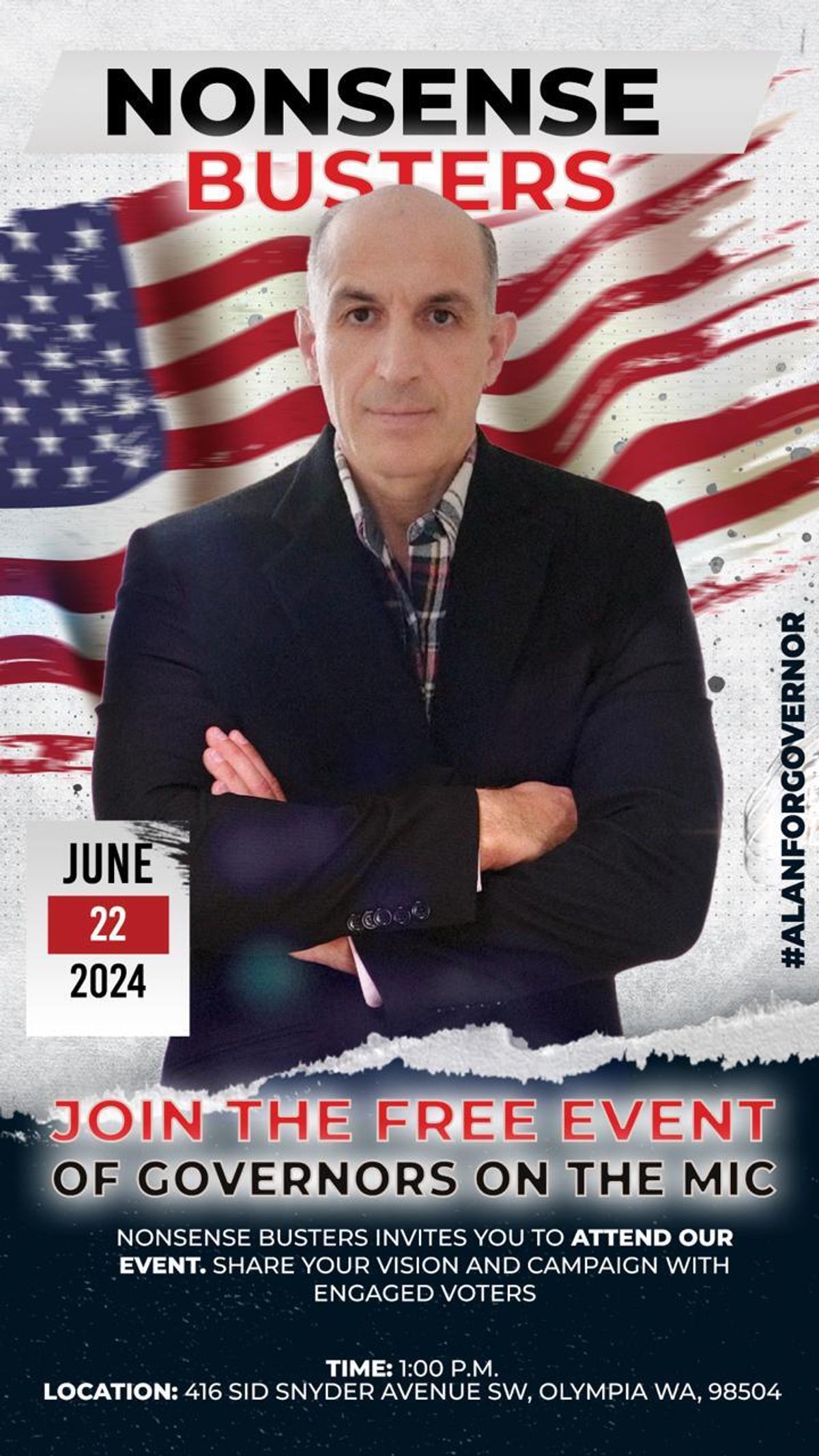 Alan For Governor - Nonsense Busters at Washington State Capitol ...