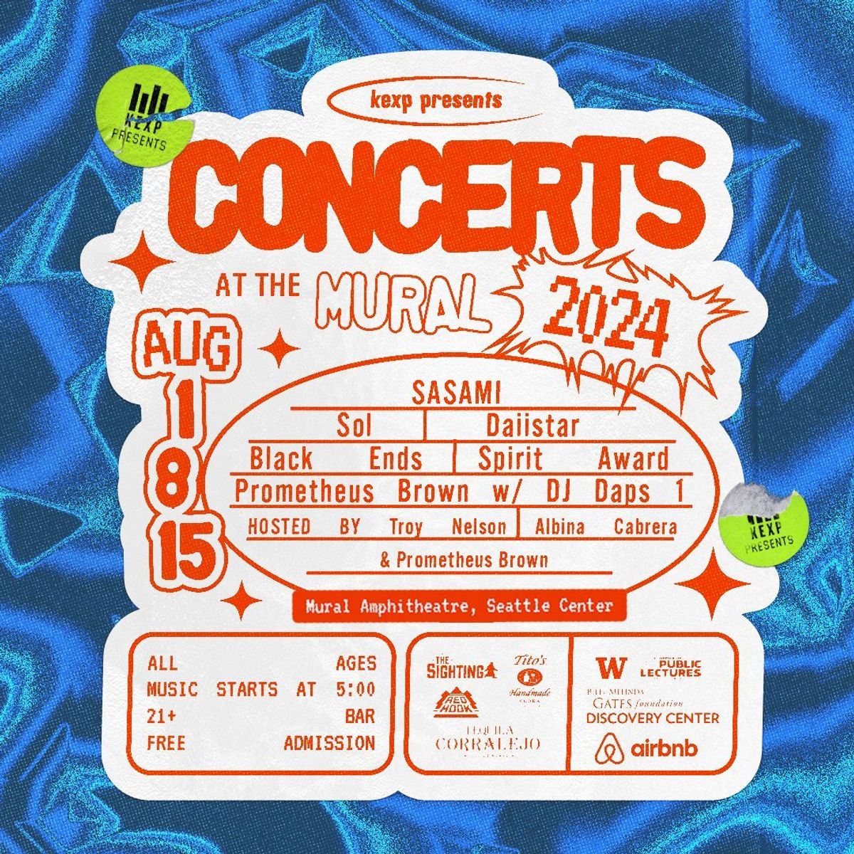 KEXP Presents: Concerts at the Mural at Mural Amphitheatre in Seattle ...