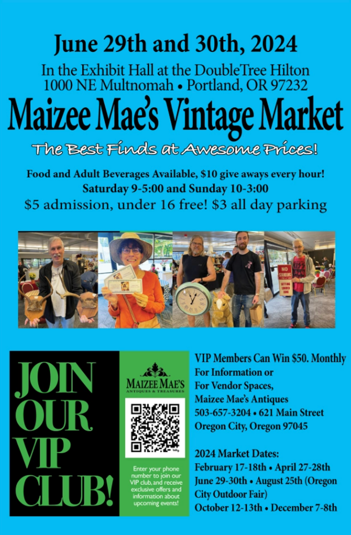 Maizee Mae's Vintage Market at Doubletree Hotel (Lloyd Center) in ...