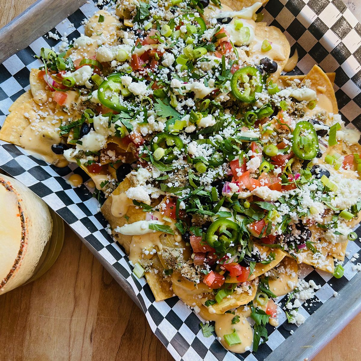 Green Chile Chorizo Verde Nachos at Bunk Bar in Portland, OR - Every ...