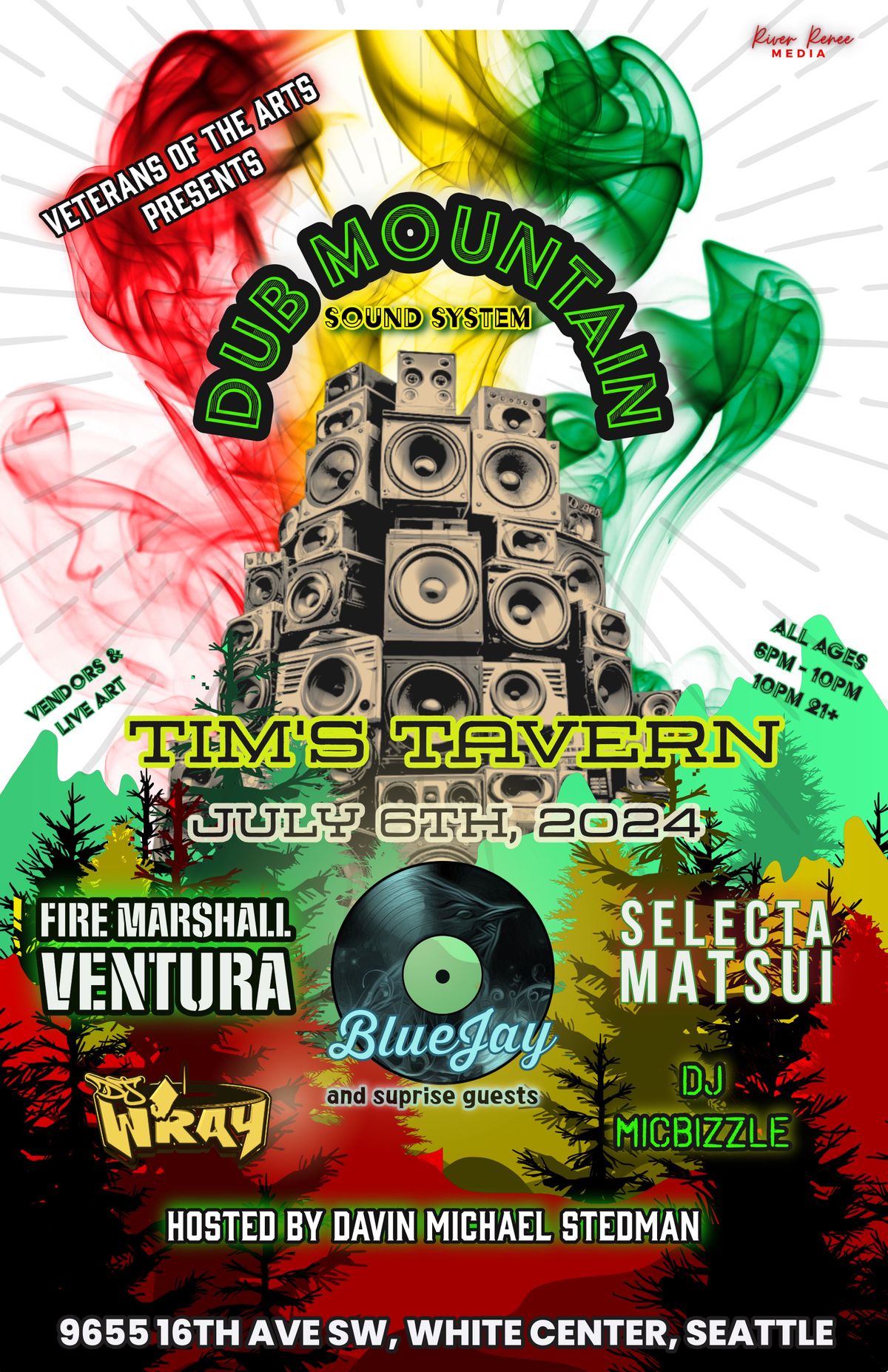 Dub Mountain Sound System, Fire Marshall Ventura, Blue Jay, and More at ...
