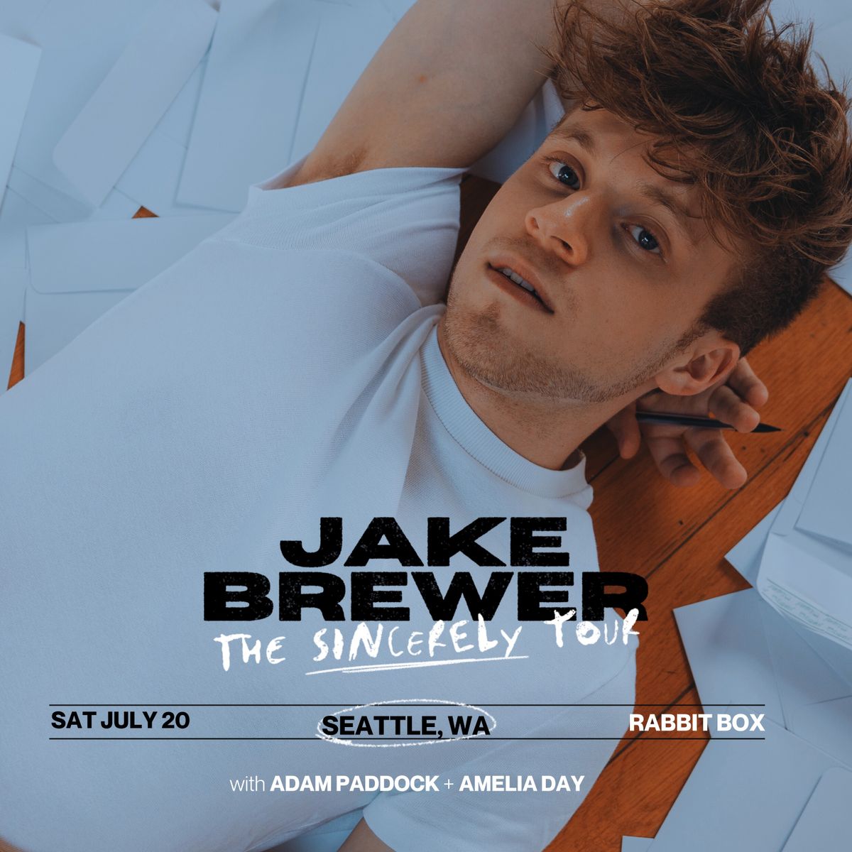 Jake Brewer, Adam Paddock, and Amelia Day at The Rabbit Box Theatre in Seattle, WA - Saturday ...