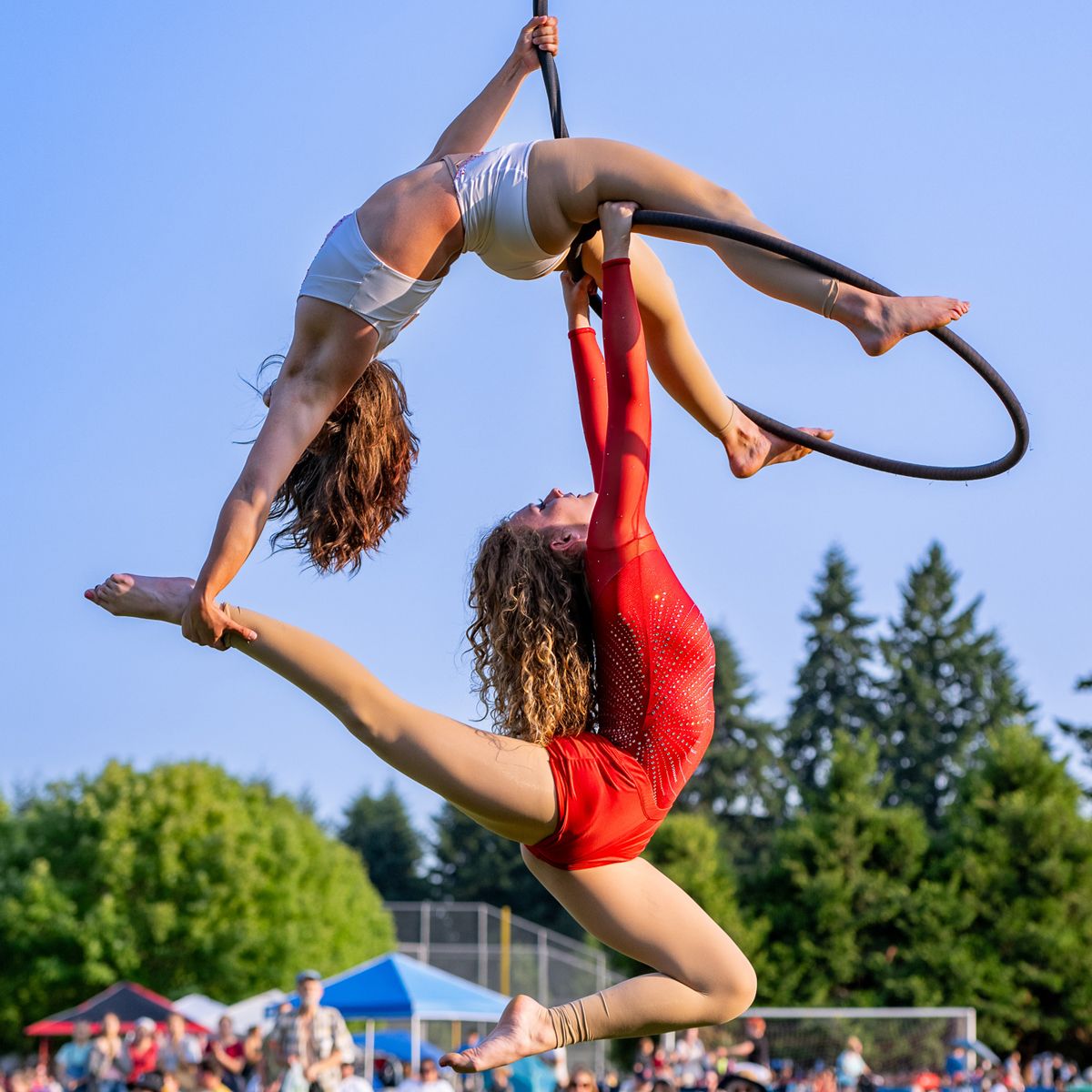 Aerial Shows and Circus Play with Wings Aerial Acrobats at Hands On ...