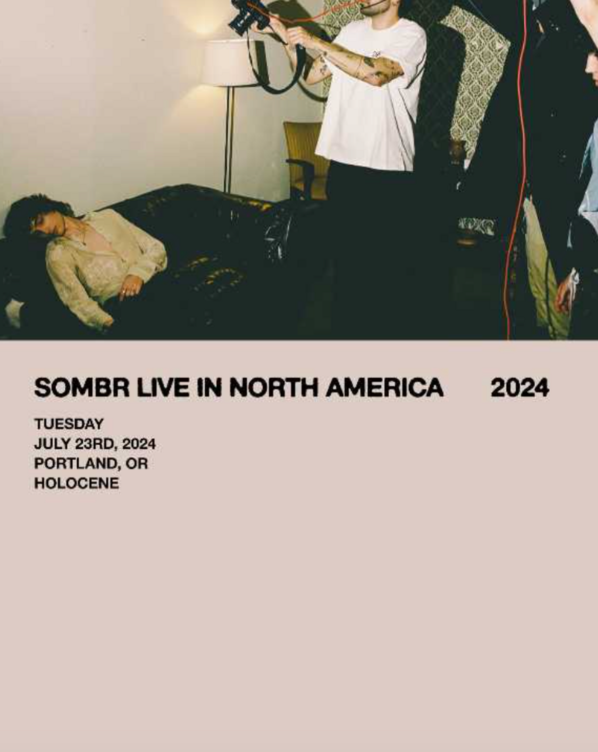 Sombr at Holocene in Portland, OR - Tuesday, July 23 - EverOut Portland