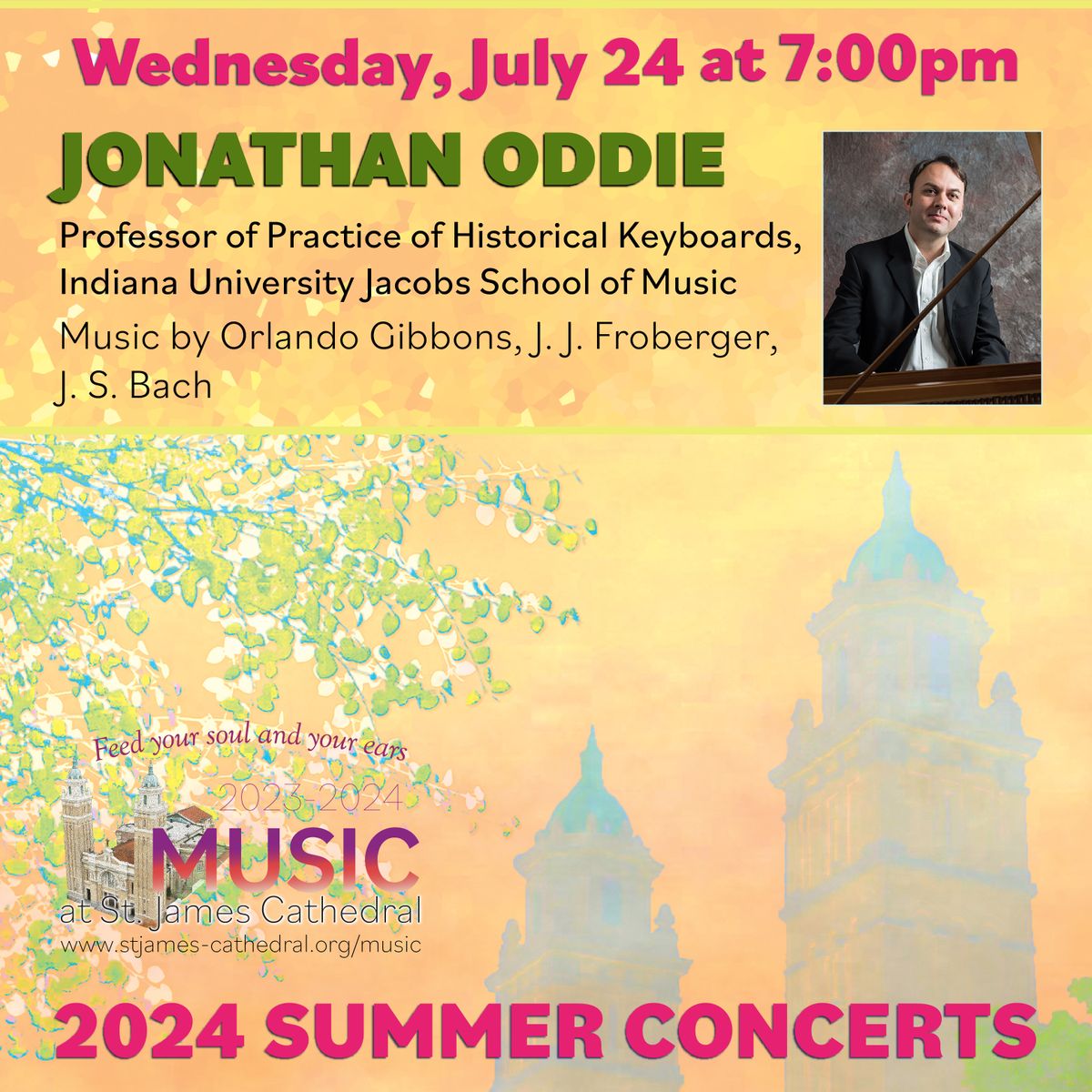 Jonathan Oddie at St. James Cathedral in Seattle, WA - Wednesday, July ... Jonathan Oddie at St. James Cathedral in Seattle, WA - Wednesday, July ...