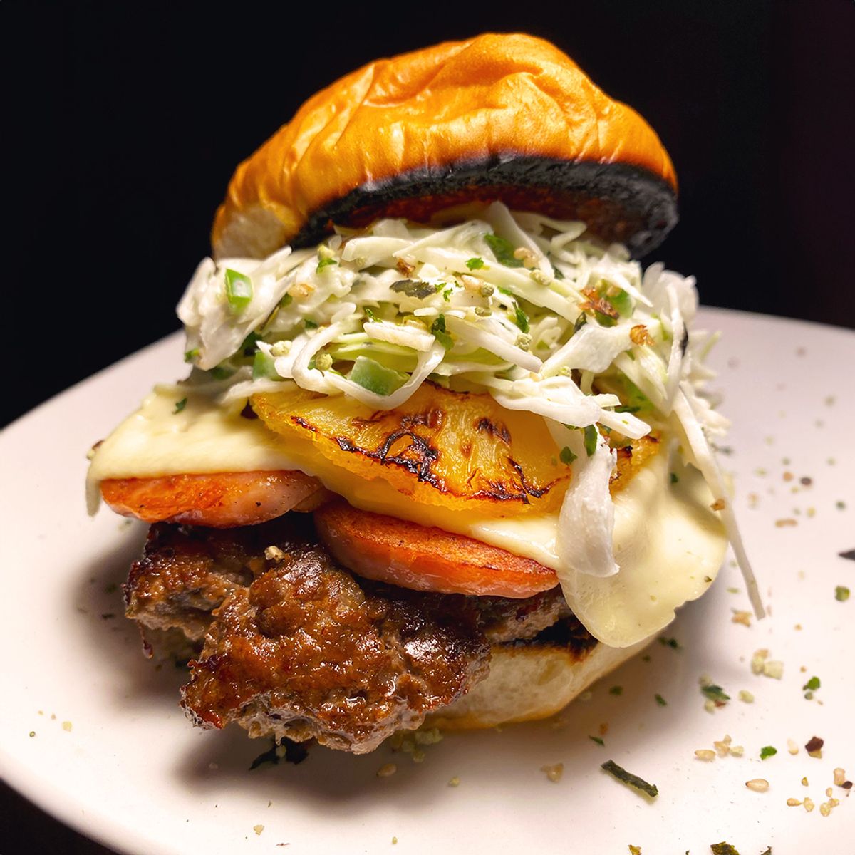 Big Island Burger at Slow Bar in Portland, OR - Every day, through ...