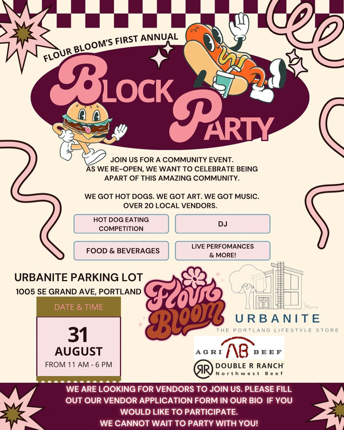 Flour Bloom's First Annual Block Party at Flour Bloom in Portland, OR ...