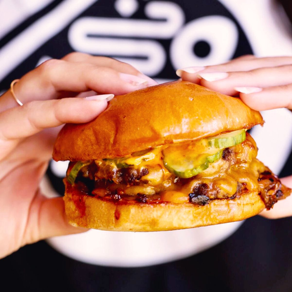 Boke Double Burger at Boke Bowl in Portland, OR - Every day, through August 25 - EverOut Portland