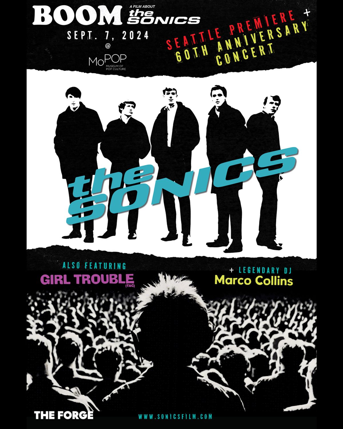 The Sonics 60th Anniversary Concert at Museum of Pop Culture (MOPOP) in ...
