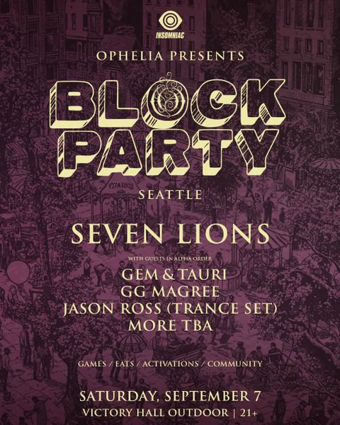 Ophelia Presents Block Party Seattle at Victory Hall at The Boxyard in ...