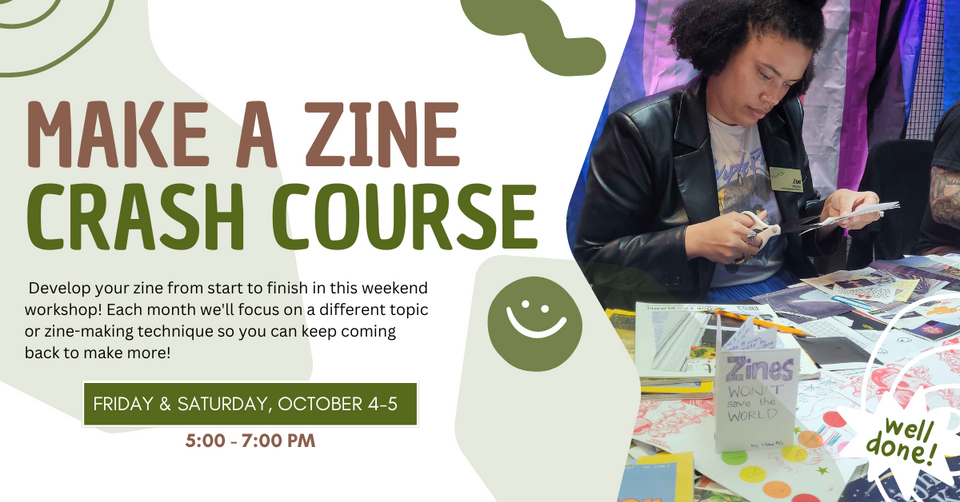 Make a Zine Crash Course - Comics! at Push/Pull in Seattle, WA - Every ...