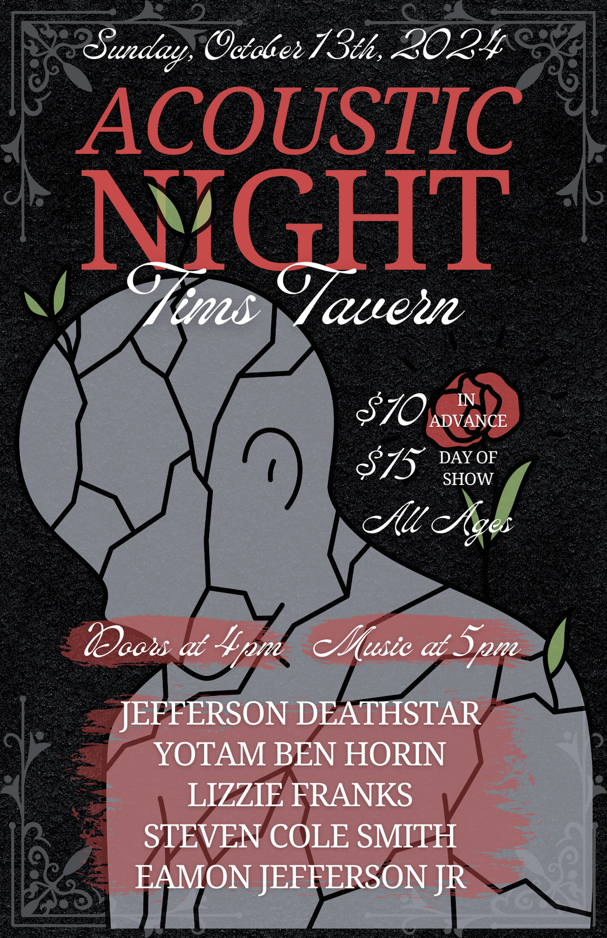 Acoustic Night: Jefferson Deathstar, Yotam Ben Horin, Lizzie Franks ...