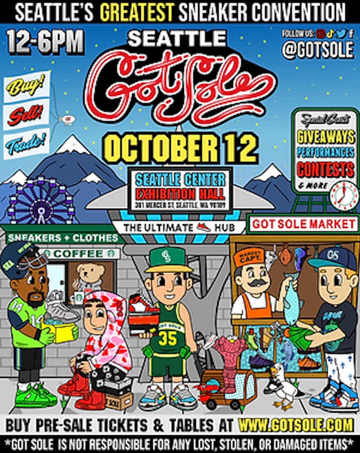 Seattle Got Sole at Seattle Center Exhibition Hall in Seattle, WA ...