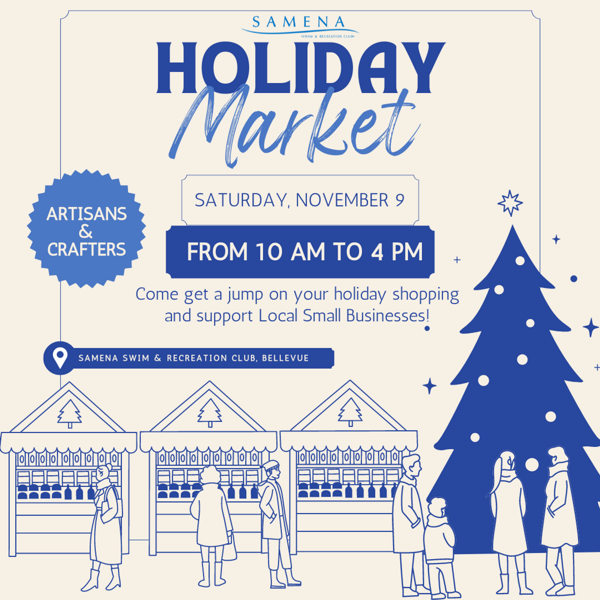 Samena Holiday Market at Samena Swim & Recreation Club in Bellevue, WA ...