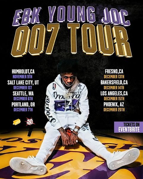 EBK Young Joc 007 Tour at Supernova Seattle in Seattle, WA - Friday ...