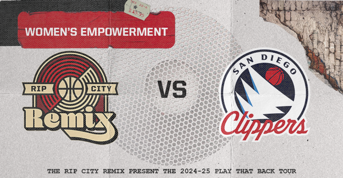 Rip City Remix vs San Diego Clippers at Chiles Center at University of ...