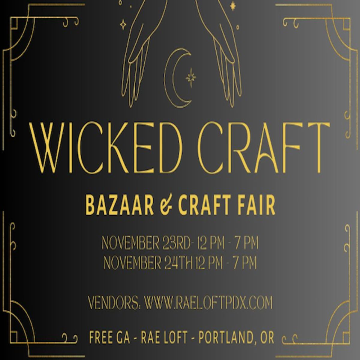 Wicked Craft: A Bazaar and Craft Fair at Rae Loft in Portland, OR ...