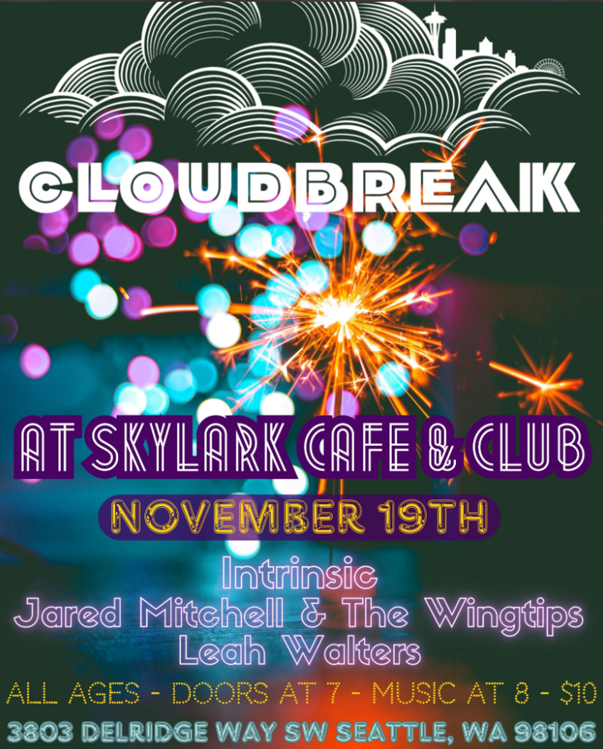 Intrinsic, Jared Mitchell and the Wingtips, and Leah Walters at Skylark ...