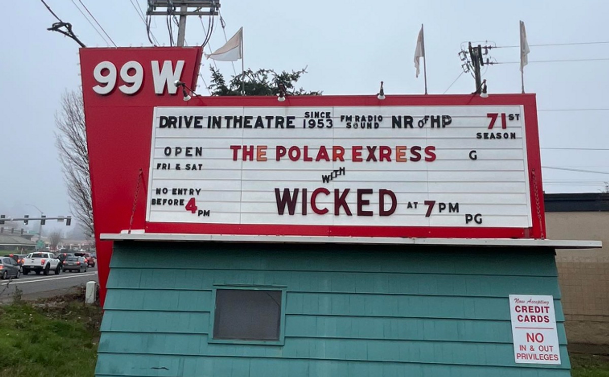 The Polar Express with Wicked at 99W Drive-In in Newberg, OR - Every ...