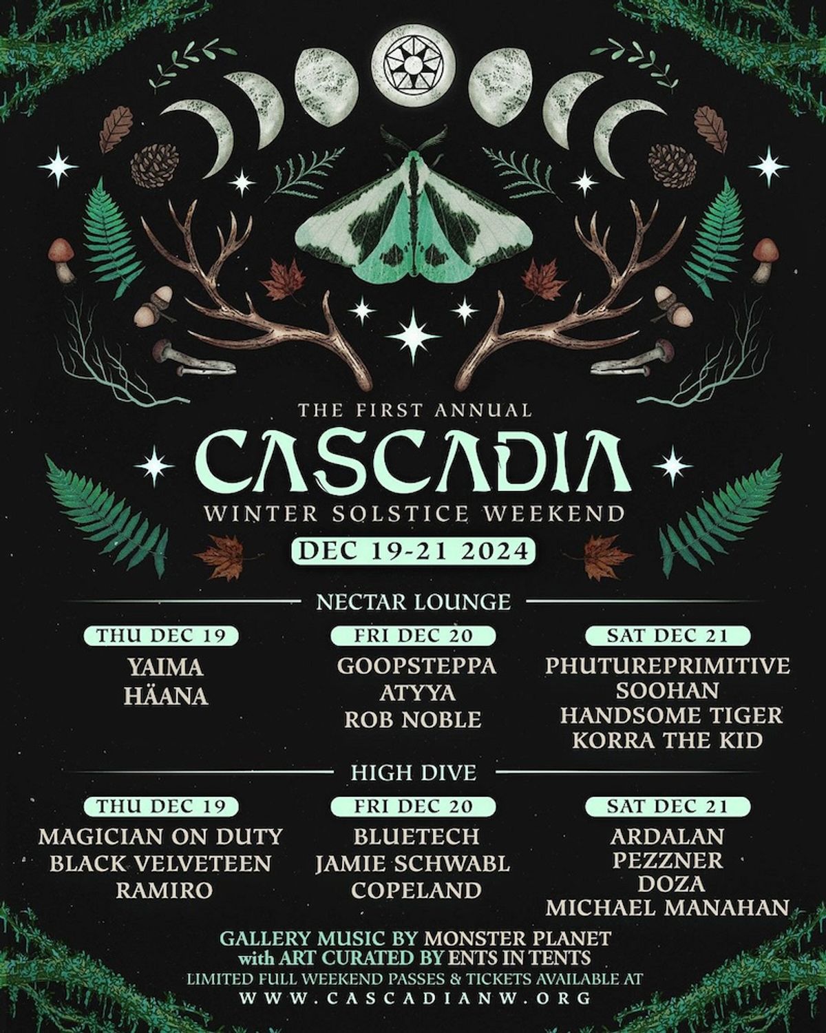 Cascadia Winter Solstice Weekend - Every day, through December 21 ...