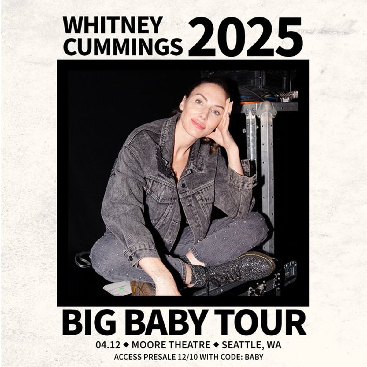 Whitney Cummings: Big Baby at Moore Theatre in Seattle, WA - Saturday ...
