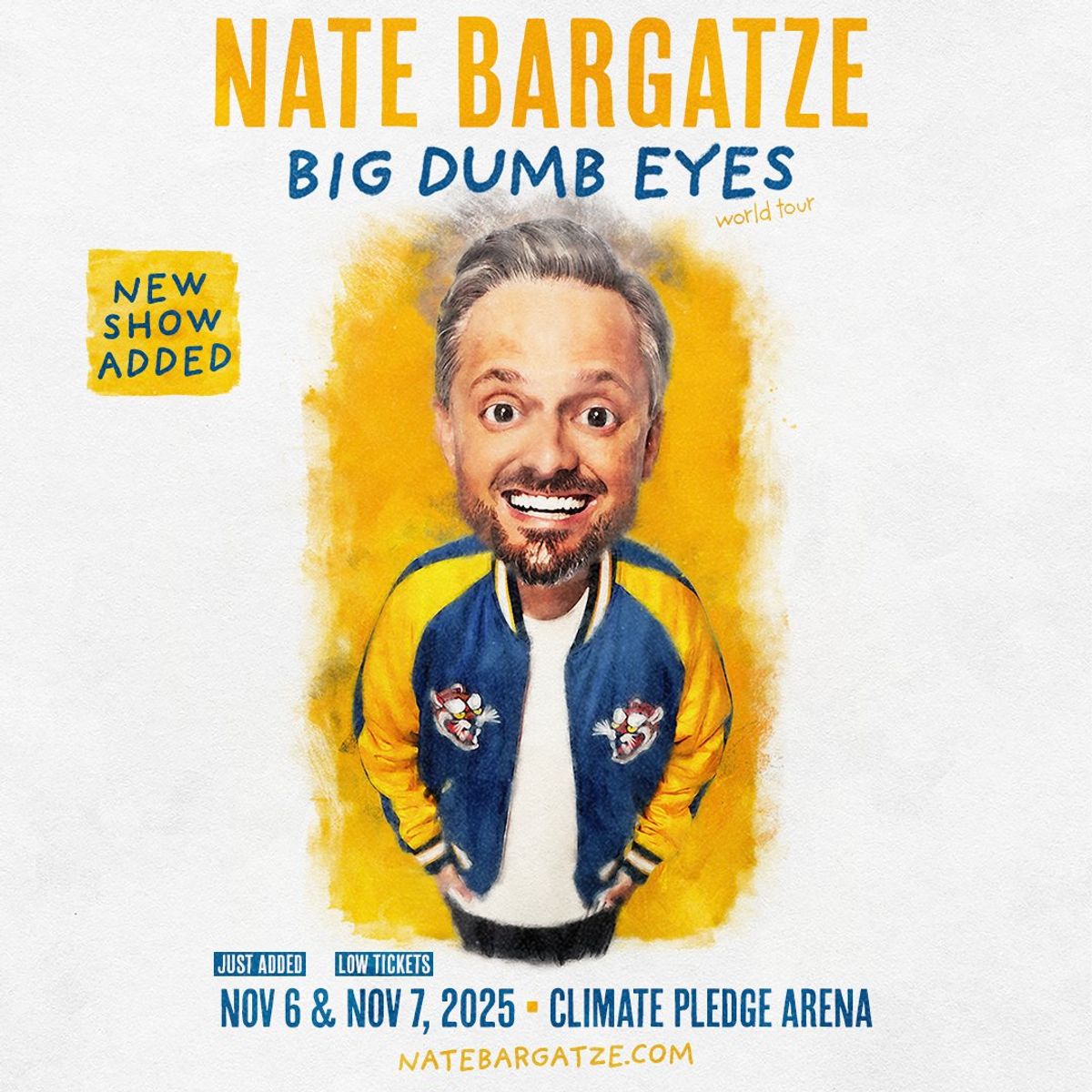 Nate Bargatze: Big Dumb Eyes World Tour at Climate Pledge Arena in ...