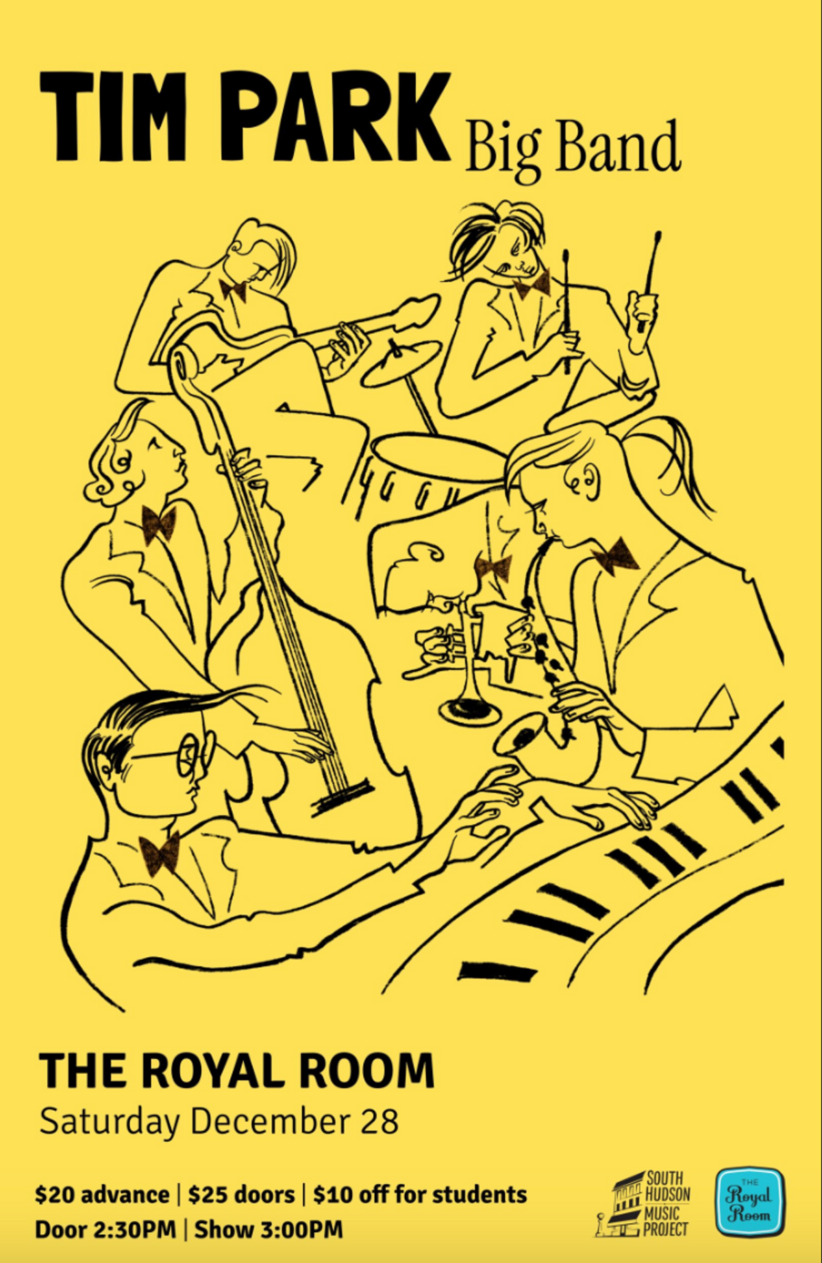 Tim Park Big Band at The Royal Room in Seattle, WA - Saturday, December ...