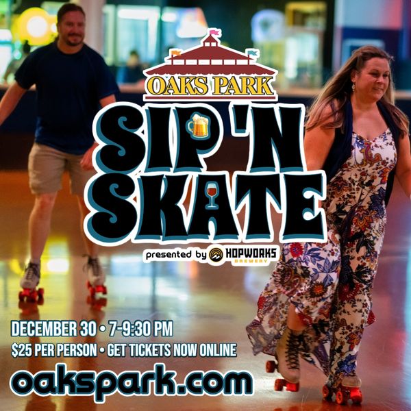 Oaks Park Roller Rink Sip 'n Skate at Oaks Amusement Park in Portland ...