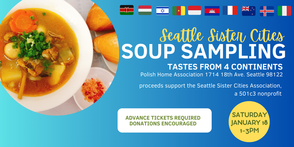 Seattle Sister Cities Soup Sampling at PB Kitchen at Polish Home ...