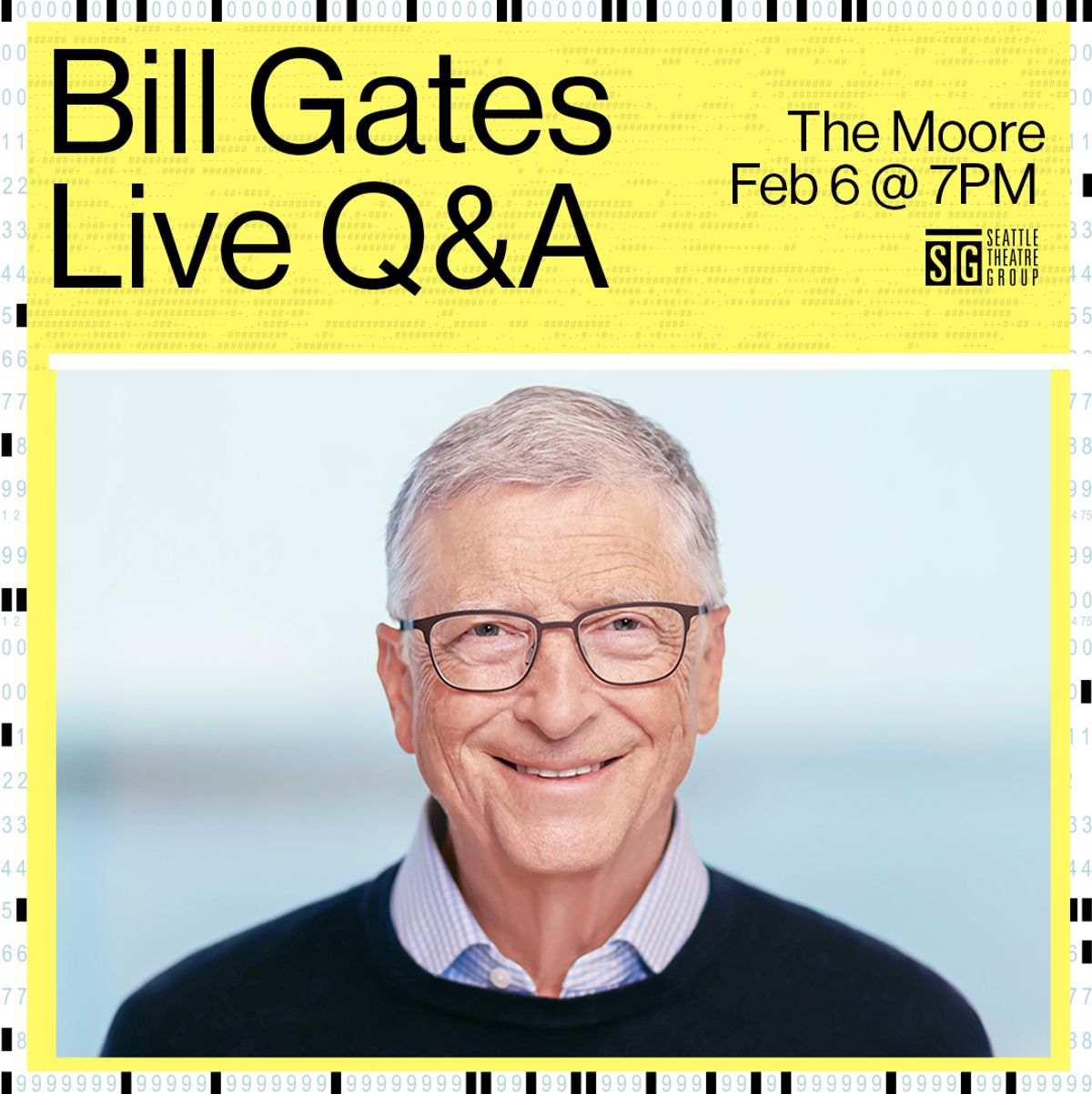 Bill Gates at Moore Theatre in Seattle, WA - Thursday, February 6, 2025 ...