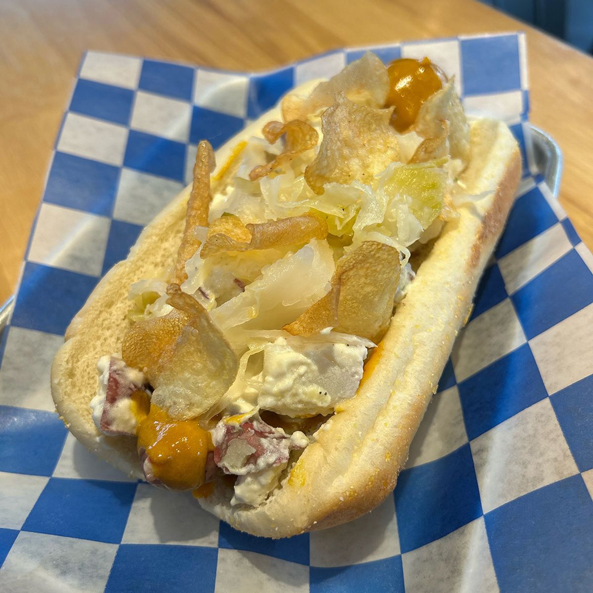 Smokin' Spud Dog at Duke's Public House in Lake Oswego, OR - Multiple ...