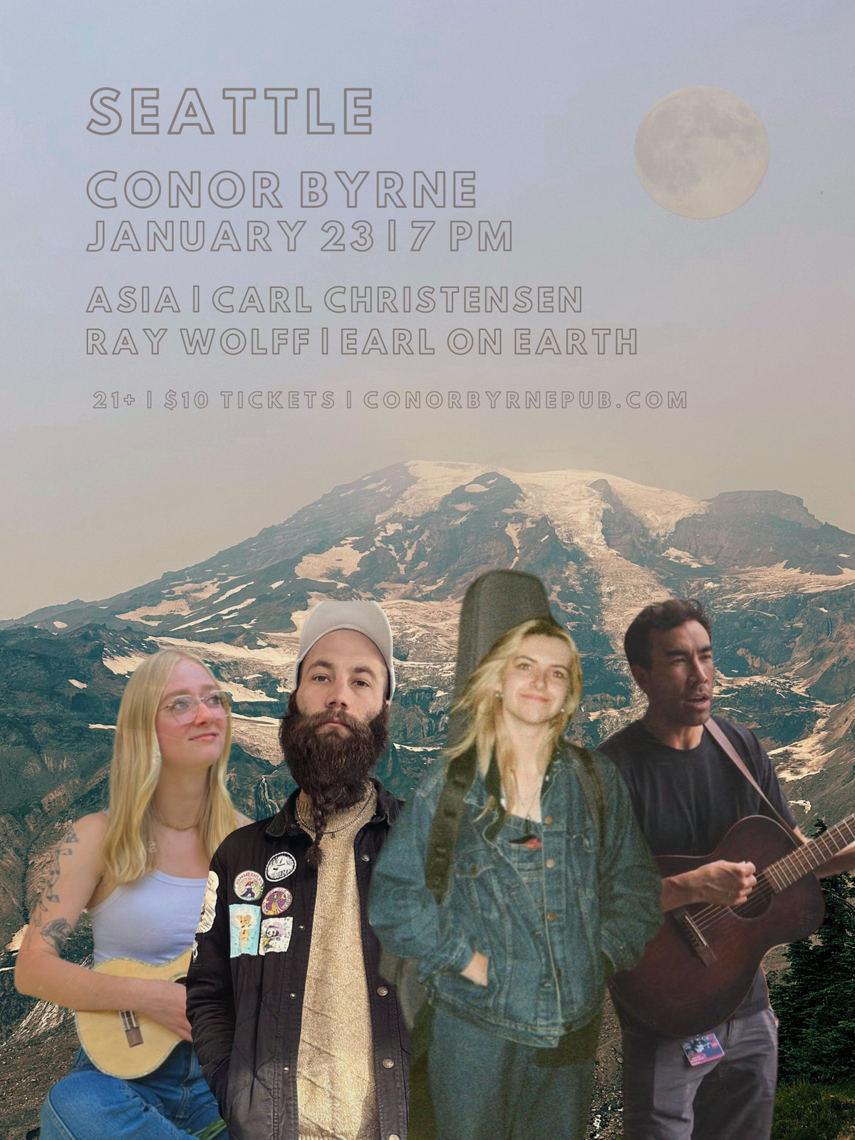 Earl on Earth, Carl Christensen, Ray Wolff, and Asia Tanis at Conor ...