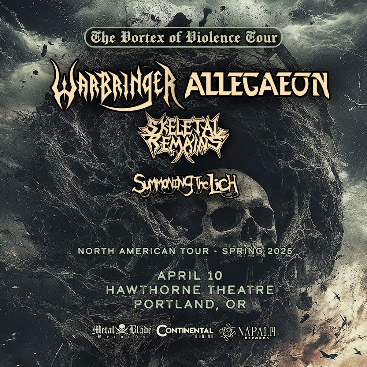 Warbringer & Allegaeon – The Vortex Of Violence Tour at Hawthorne ...