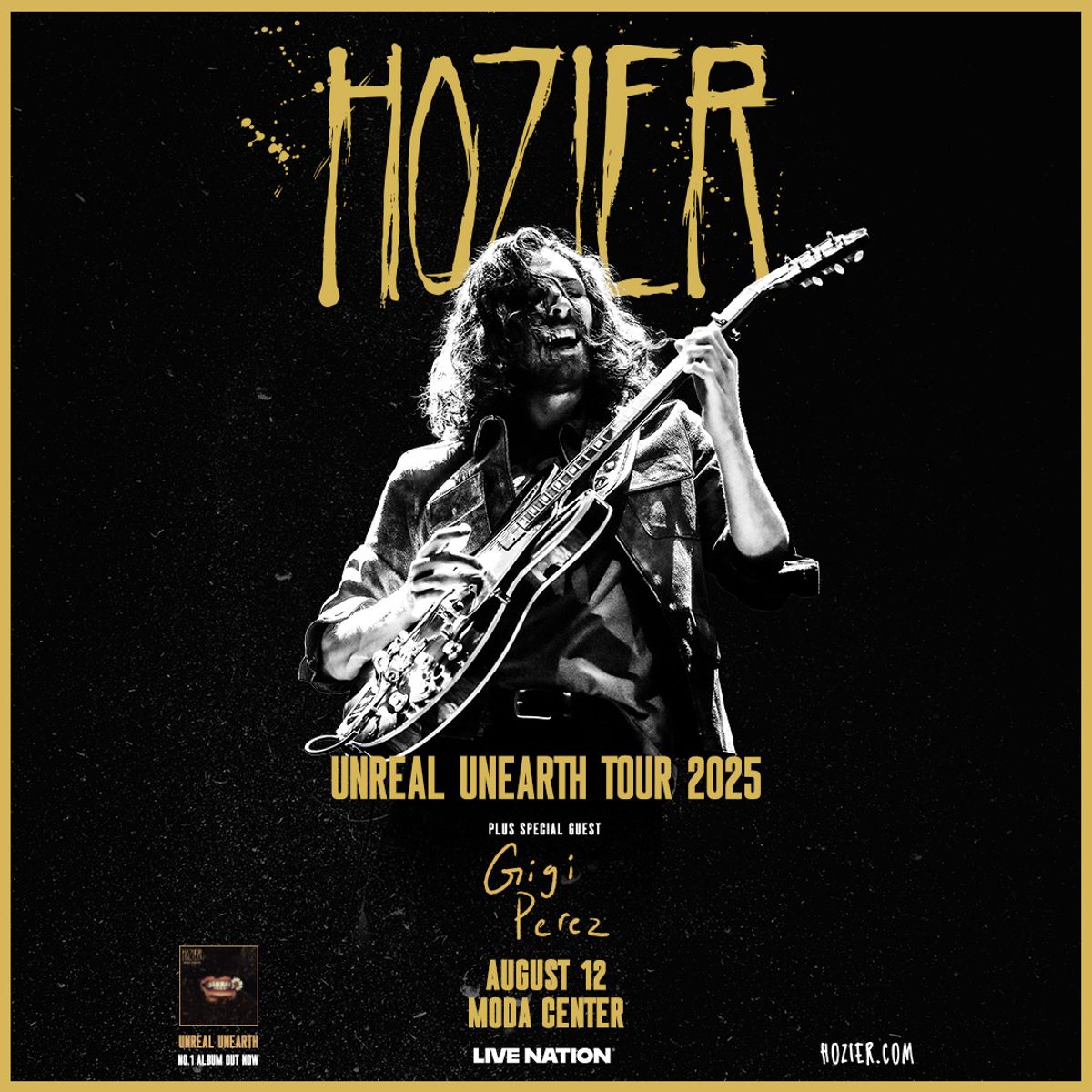 Hozier - Unreal Unearth Tour 2025 at Moda Center in Portland, OR ...
