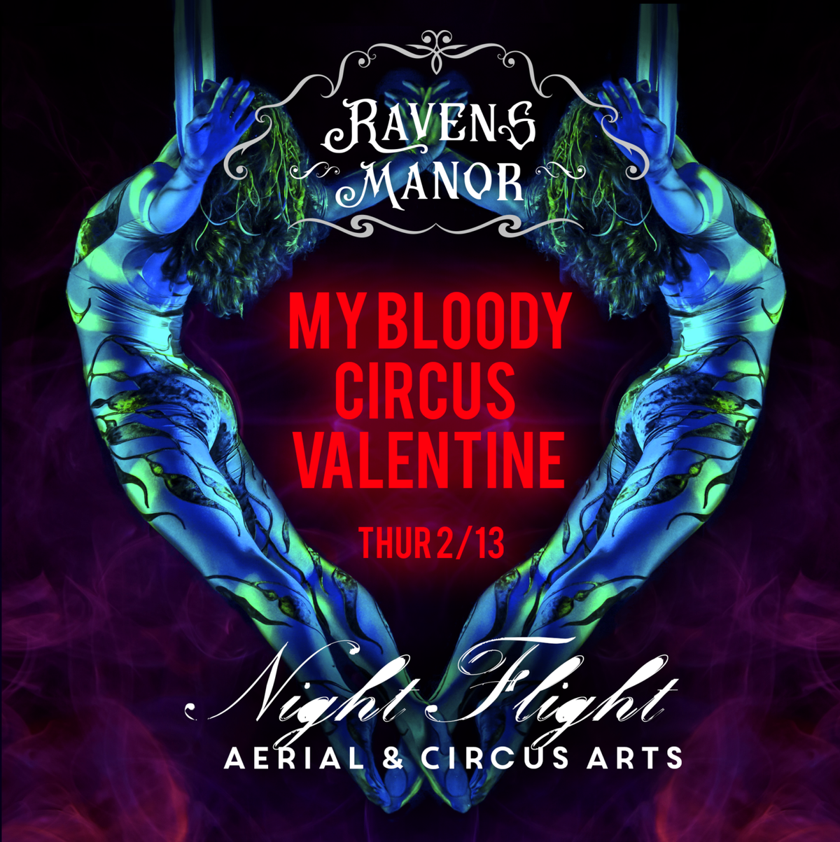 My Bloody Circus Valentine at Raven's Manor in Portland, OR - Thursday ...
