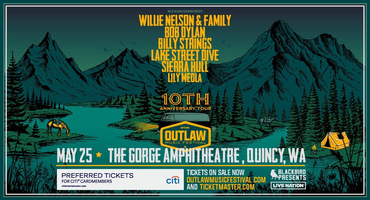 Outlaw Music Festival: Willie Nelson & Family, Bob Dylan, and More at ...