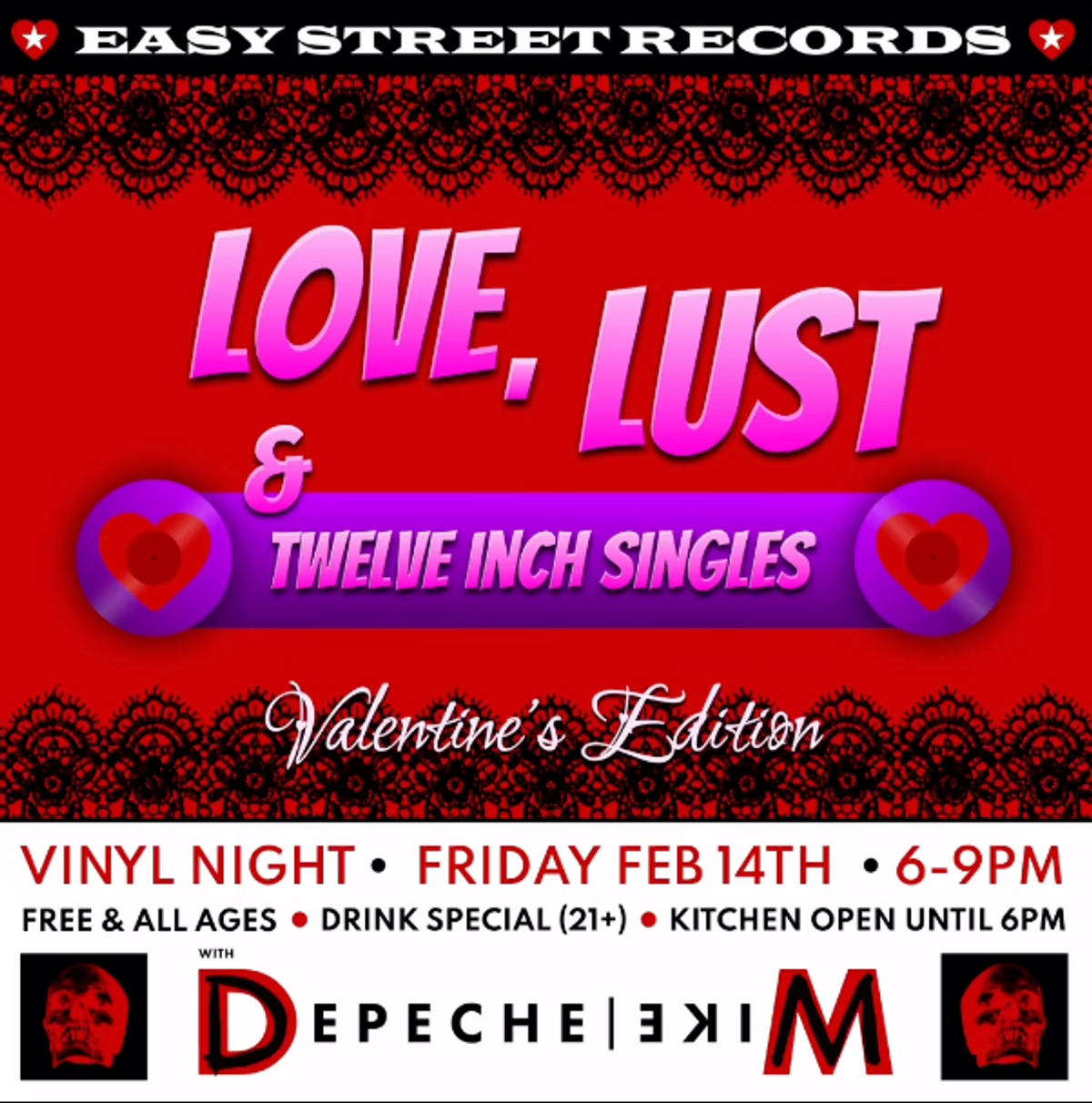 Love, Lust, & Twelve-Inch Singles with Depeche Mike at Easy Street ...