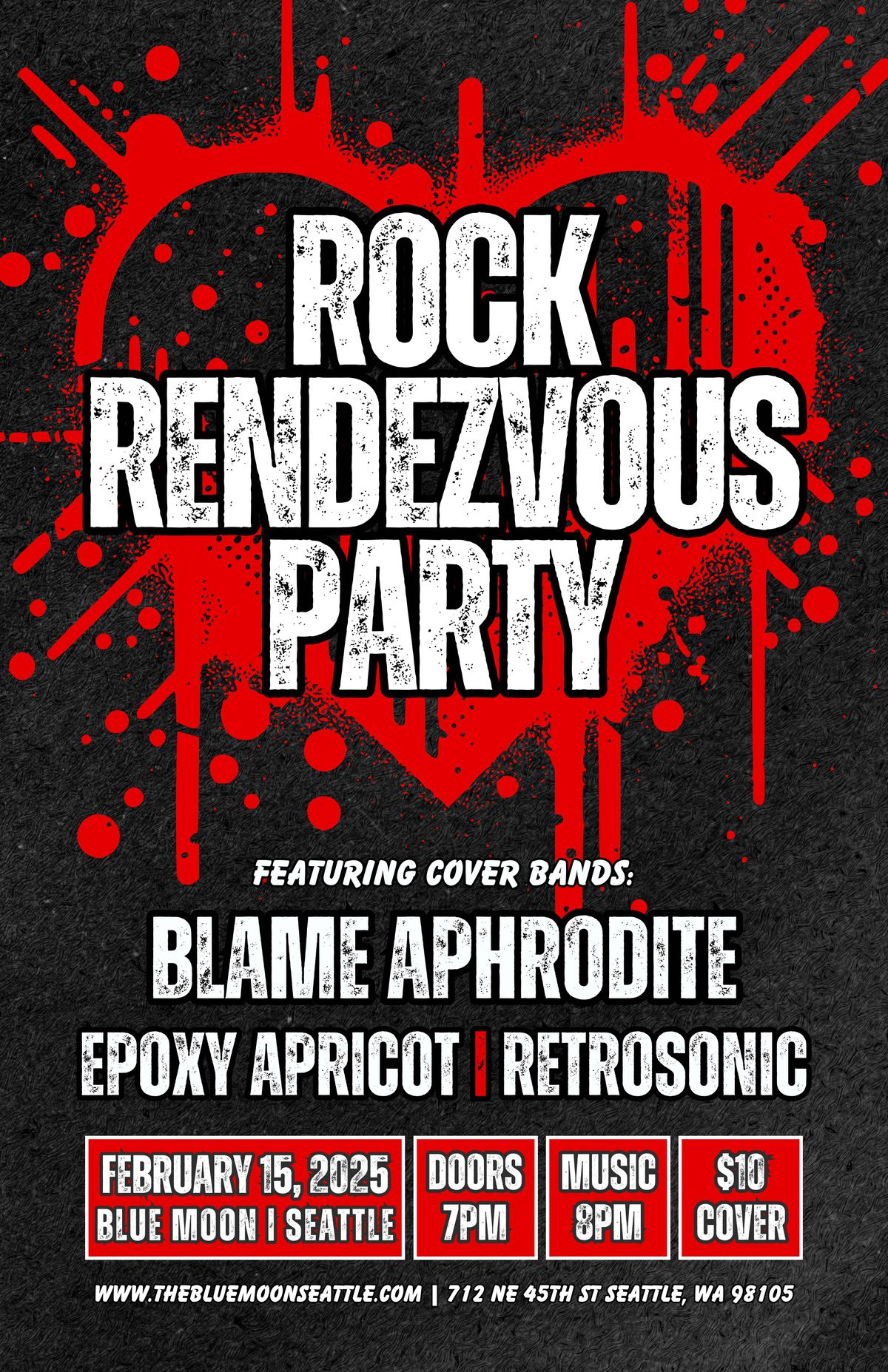 Blame Aphrodite, Epoxy Apricot, and Retrosonic at Blue Moon Tavern in ...