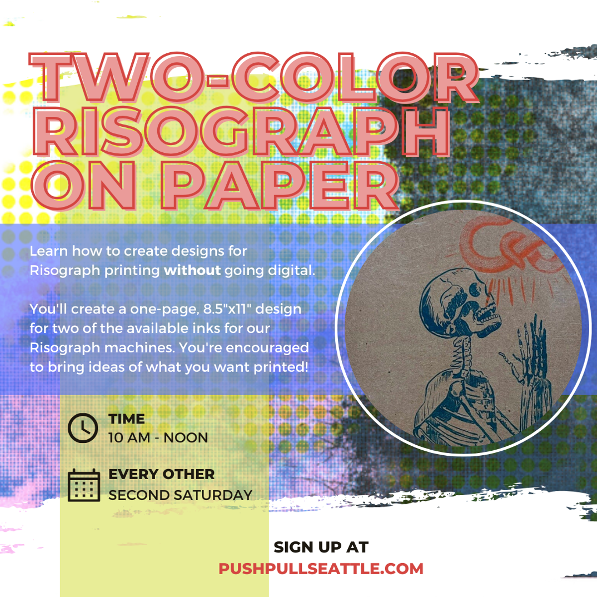 2-Color Risograph on Paper at Push/Pull in Seattle, WA - Multiple dates ...