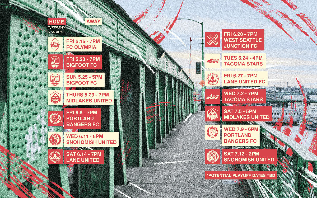 Ballard FC 2025 Home Games at Interbay Stadium in Seattle, WA ...